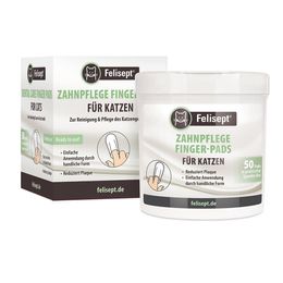 Felisept Zahnpflege Finger-Pads f&uuml;r Katzen 50 St&uuml;ck
