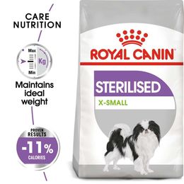 Royal Canin STERILISED X-SMALL Hunde-Trockenfutter f&uuml;r kastrierte sehr kleine Hunde 1,5kg