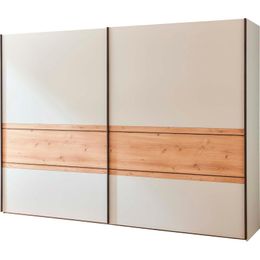 Wiemann Schwebet&uuml;renschrank &raquo;Asti&laquo; hochwertige Beschl&auml;ge beige Holzwerkstoff Champagner-Dekor, B/H/T: 295,2cm x 217cm x 67cm, T&uuml;ren: 2 Stk.