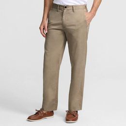 LANDS' END Classic Fit Chinohose TRAVEL f&uuml;r Herren, Herren, size: regular, Beige, Baumwoll-Mischung/Polyester-Mischung, by Lands' End