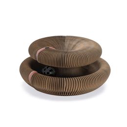 Beeztees Karton Kratzspielzeug Loet mit Spielball beige