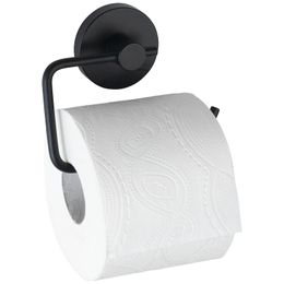 Wenko Toilettenpapierhalter &raquo;Milazzo&laquo; Befestigen ohne bohren schwarz Stahl Einheitsgr&ouml;&szlig;e