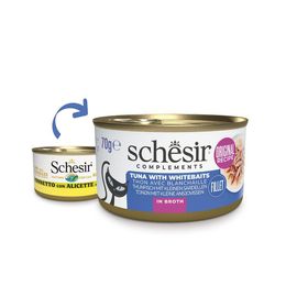 Schesir Cat Thunfisch mit Sardellen in Br&uuml;he 12x70 g