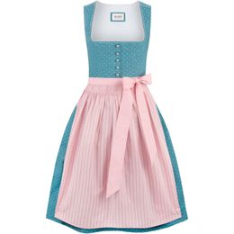 Stockerpoint Heimatgwand Dirndl Madeline Rauchblau/Rose (Gr&ouml;&szlig;e: 36)