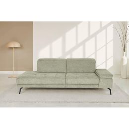 Die PlanBar Recamiere &raquo;MP-IN20126 mit Kaltschaum-Polsterung&laquo; mit Kopfteilverstellung, wahlweise mit Drehsitz-Funktion beige 100% Polyester B/H/T: 