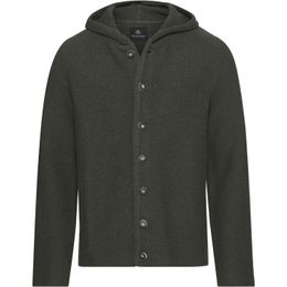 Hammerschmid Kapuzen-Strickjacke Tobias Oliv (Gr&ouml;&szlig;e: 56)