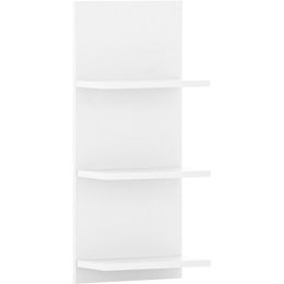 Welltime Wandregal &raquo;Palermo, Breite 30 cm made in Germany&laquo; 3 Regalb&ouml;den wei&szlig; Holzwerkstoff B/H/T: 30,3cm x 70,2cm x 17,4cm