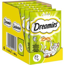 Dreamies Katzensnack mit Thunfisch Katzensnacks ohne Konservierungsmittel 6x60g