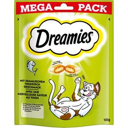 Dreamies Mega Pack Katzensnacks Thunfischgeschmack ohne k&uuml;nstliche Aromastoffe 180g