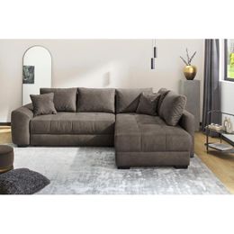 Jockenh&ouml;fer Ecksofa &raquo;Amalfi, L-Form, B: 270 cm, Liegefl. 146x224 cm, Dauerschlafsofa&laquo; Tonnentaschen-Federkern, Topper, Bettkasten & Kissen Korpus: 100% Polyester;