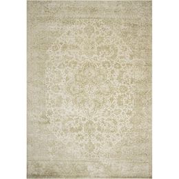 Pad Teppich &raquo;ROOT&laquo; quadratisch 10 mm H&ouml;he Orient Optik, Viskose & Wolle, bedruckt, rechteckig oder rund beige Viskose, Wolle B : 170cm 1 Stk., 10mm, L
