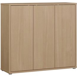 FORTE Schuhschrank &raquo;Alice Springs, Schuhschrank, Platz f&uuml;r 20 Paar Schuhe, 3 T&uuml;ren&laquo; B/H/T 109,2/99,1/34,9 cm, Stauraumschrank, Mehrzweckschrank, 