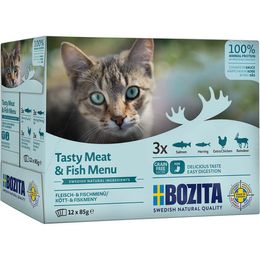 Bozita Pouch HiS Multibox FischundFleisch 12x85g