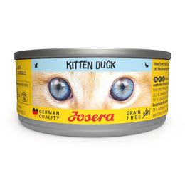 Josera Kitten Nassfutter Duck Katzen-Nassfutter getreidefrei 12x85g