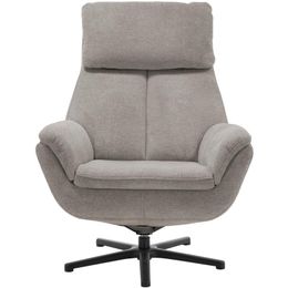 Die PlanBar Relaxsessel &raquo;MP-RS20079&laquo; 360&deg; drehbar, Wippfunktion zus&auml;tzlich w&auml;hlbar, Kaltschaumpolsterung grau 100% recyceltes Polyester Flachgewebe, 