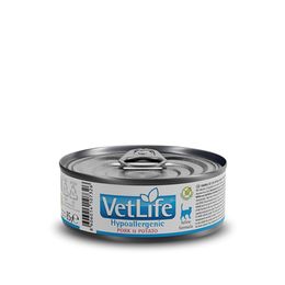 Vet Life Hypoallergenic Schwein & Kartoffel Katzen-Nassfutter getreidefrei 12x85g
