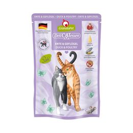 Granatapet Katze - Delicatessen Ente & Gefl&uuml;gel Katzen-Nassfutter getreidefrei 6x85g