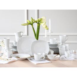 OTTO home Geschirr-Set &raquo;Arrianna&laquo; Moderne Optik, Zeitloses Design, Beliebig kombinierbar Porzellan 50 Stk.