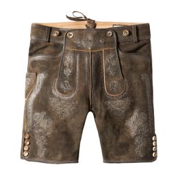 Stockerpoint Kurze Lederhose Beppo Bison gespeckt (Gr&ouml;&szlig;e: 52)
