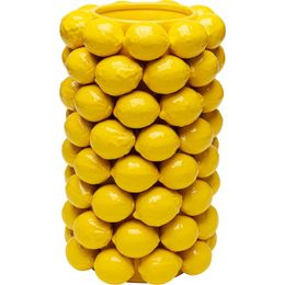 KARE Tischvase &raquo;Vase Lemon Juice&laquo; gelb Porzellan B/H/T: 26cm x 43cm x 26cm