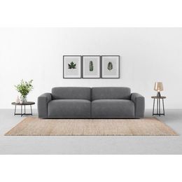 Trendmanufaktur Big-Sofa &raquo;Braga Japandi-Design, mit hochwertigem Kaltschaum, Megasofa, in Cord&laquo; modernes Big-Sofa, Couch mit hohem Sitzkomfort, 254/72