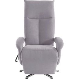 Sit & More sit&more TV-Sessel &raquo;Tycoon mit Kopfteilverstellung und 360&deg; Drehfunktion&laquo; wahlweise manuell oder elektrischer Funktion, auch mit Akku (kabellos) grau 
