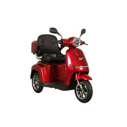 Aktiv mobil Elektromobil &raquo;AM E-Rider 1000, 25 km/h mit Topcase&laquo; 1.000 W 25 km/h Topcase mit Fassungsverm&ouml;gen von ca. 25 l, Staufach mit ca. 19 l rot 
