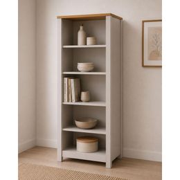 Inter Link Standregal &raquo;Pienza, K&uuml;chenregal, Ablageregal, Gew&uuml;rzregal&laquo; 1 Stk. tlg. Stauraum-Modul, passend zur Modularen K&uuml;che, 60x60x167 cm wei&szlig; Holzwerkstoff B/
