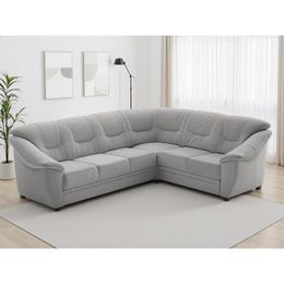 Sit & More sit&more Ecksofa &raquo;Savona L-Form, B. 262 cm, Komfortsitz, Eckcouch mit Stoff- & Lederwahl&laquo; optional Schlaffunktion, Liegefl. 120x195 cm B/H/T: 262cm x 