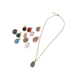 Firetti Damen Kette und Anh&auml;nger Set &raquo;Multipack Schmuck Geschenk Halskette Edelsteine&laquo; (Set, 13 Stk. tlg.) Made in Germany - mit Edelsteinen bunt 