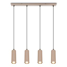 Briloner Leuchten LED Pendelleuchte &raquo;IDA&laquo; GU10 L&auml;nge 76cm, Esszimmer, Esstisch, Wohnzimmer beige Einheitsgr&ouml;&szlig;e