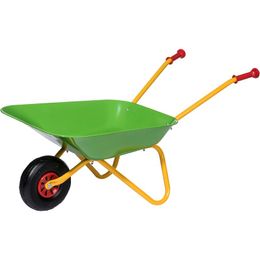Rolly Toys Schubkarre &raquo;rollyMetallschubkarre, gr&uuml;n/gelb&laquo; f&uuml;r Kinder; Made in Europe gr&uuml;n Kunststoff, Metall Einheitsgr&ouml;&szlig;e
