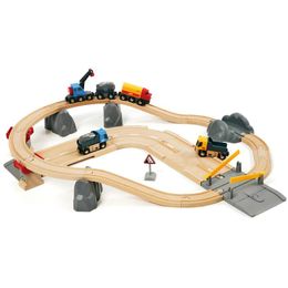 Brio Spielzeug-Eisenbahn &raquo;Brio WORLD, Stra&szlig;en & Schienen Steinverlade Set&laquo; beige Einheitsgr&ouml;&szlig;e Spielzeug-Eisenbahn