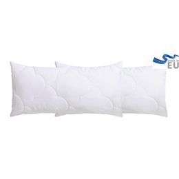 OTTO home Microfaserkissen &raquo;Mondschein, Kopfkissen 1-tlg. oder 2-tlg. 40x80 oder 80x80 cm&laquo; F&uuml;llung: Faserbaellchen Spar-Set, 2 Stk. tlg. Kissen, 