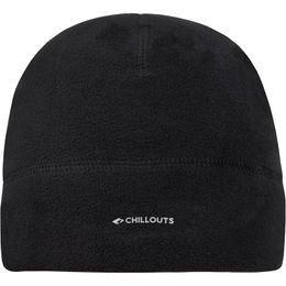 Chillouts Unisex Chillouts Fleecem&uuml;tze &raquo;Freeze Fleece Hat&laquo; elastische Funktionsm&uuml;tze schwarz Einheitsgr&ouml;&szlig;e