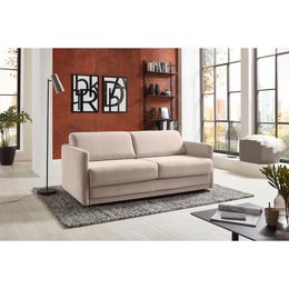 ATLANTIC HOME COLLECTION Schlafsofa &raquo;Limone, Dauerschl&auml;fer,B: 178cm, Liegefl&auml;che: 140 x 200cm,inkl Matratze&laquo; f&uuml;r Dauerschl&auml;fer geeignet inklusive 