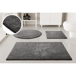 OTTO home Badematte &raquo;Selenne, uni, viele Farben, Badvorleger, Badezimmer Teppich&laquo; H&ouml;he 20 mm rutschhemmend beschichtet fu&szlig;bodenheizungsgeeignet 