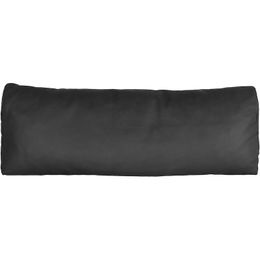 Die PlanBar Dekokissen &raquo;3er-Set PN-EM20061&laquo; Hochwertiges Glattleder schwarz Leder B/L: 13cm x 70cm, 3 Stk.