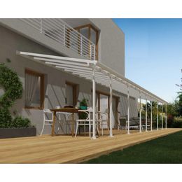 Terrassendach &raquo;Feria Alu Terrassen&uuml;berdachung&laquo; einfache DIY Montage wei&szlig; Aluminium, Polycarbonat (PC) B/H/T: 1.340cm x 305cm x 294cm