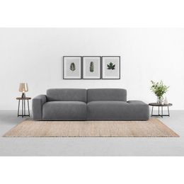 Trendmanufaktur Big-Sofa &raquo;Braga, mit hochwertigem Kaltschaum, Megasofa, Japandi-Design&laquo; modernes Big-Sofa, Couch mit hohem Sitzkomfort, 277/72/107 cm 