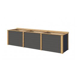 Weka Hochbeet &raquo;optionale Erweiterung f&uuml;r Gartenhaus Killarney&laquo; verschiedene Farben und Gr&ouml;&szlig;en Massivholz B/H/T: 76cm x 80cm x 298cm