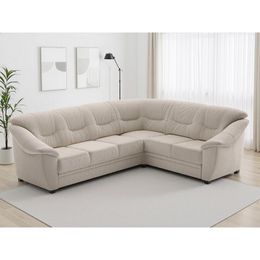 Sit & More sit&more Ecksofa &raquo;Savona L-Form, B. 262 cm, Komfortsitz, Eckcouch mit Stoff- & Lederwahl&laquo; mit Schlaffunktion, Liegefl. 120x195 cm B/H/T: 262cm x 90cm 