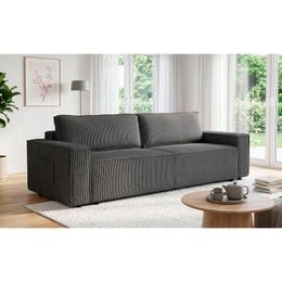 OTTO home Schlafsofa &raquo;CASSI 3-Sitzer, 240 cm - OTTO. Verl&auml;ssliche Qualit&auml;t.&laquo; Schlaffunktion (134/200), Bettkasten, Cord B/H/T: 240cm x 80cm x 48cm, 