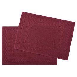 OTTO home Badematte &raquo;Regona, 2 tlg. Hotelmatten-Set, 50x70 cm&laquo; H&ouml;he 5 mm rutschhemmend beschichtet schnell trocknend 2-teiliges Set, einfarbig, 