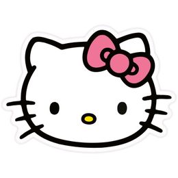 Hello Kitty Dekokissen &raquo;&laquo; hochfarbig bedruckt bunt Polyester B/L: 36cm x 26cm, 1 Stk.