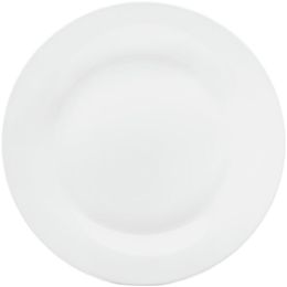 Van Well Dessertteller &raquo;Teller Set, Trend&laquo; sp&uuml;lmaschinenfest und mikrowellengeeignet, Porzellan, &Oslash; 20 cm wei&szlig; Porzellan 20cm