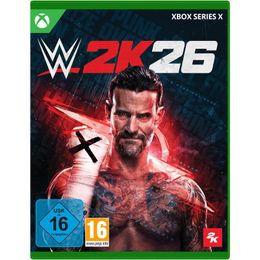 2K Spielesoftware &raquo;WWE 2K26&laquo; Xbox Series X rot Im Sandbox-Modus-Universum von WWE 2K26 h&auml;lt die Draft-B&uuml;hne endlich Einzug in WWE 2K