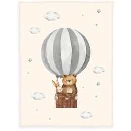 Baby Best Babydecke &raquo;babybest Ballonfahrt&laquo; niedliches Motiv bunt Polyester B/L: 75cm x 100cm