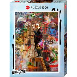 Heye Puzzle &raquo;The Bookworm, Rebrush!&laquo; Made in Germany bunt Pappe Einheitsgr&ouml;&szlig;e