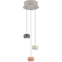 Musterring LED Pendelleuchte &raquo;CANNON, 3-flammige LED H&auml;ngelampe 5W 500Lumen 2300-4000K CCT&laquo; LED-Board 1 Stk. Farbwechsler warmwei&szlig; - kaltwei&szlig; mit Fernbedienung, 